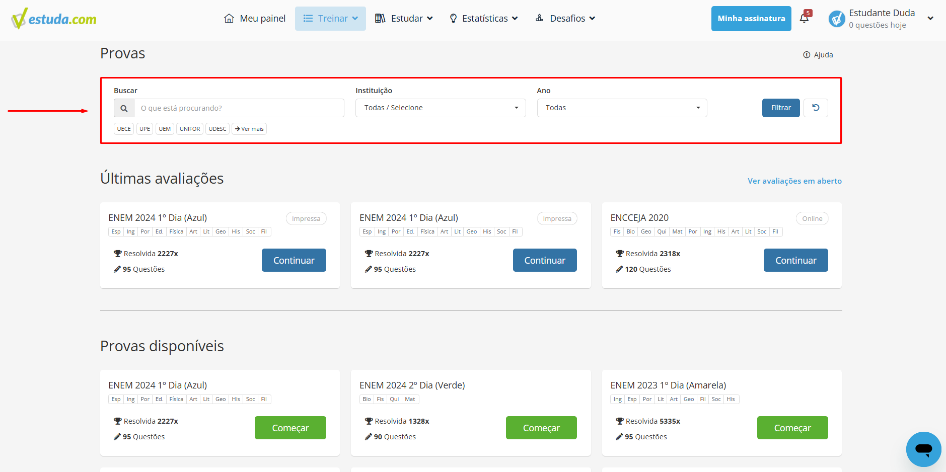 Como encontrar provas anteriores do ENEM e de outros vestibulares ...